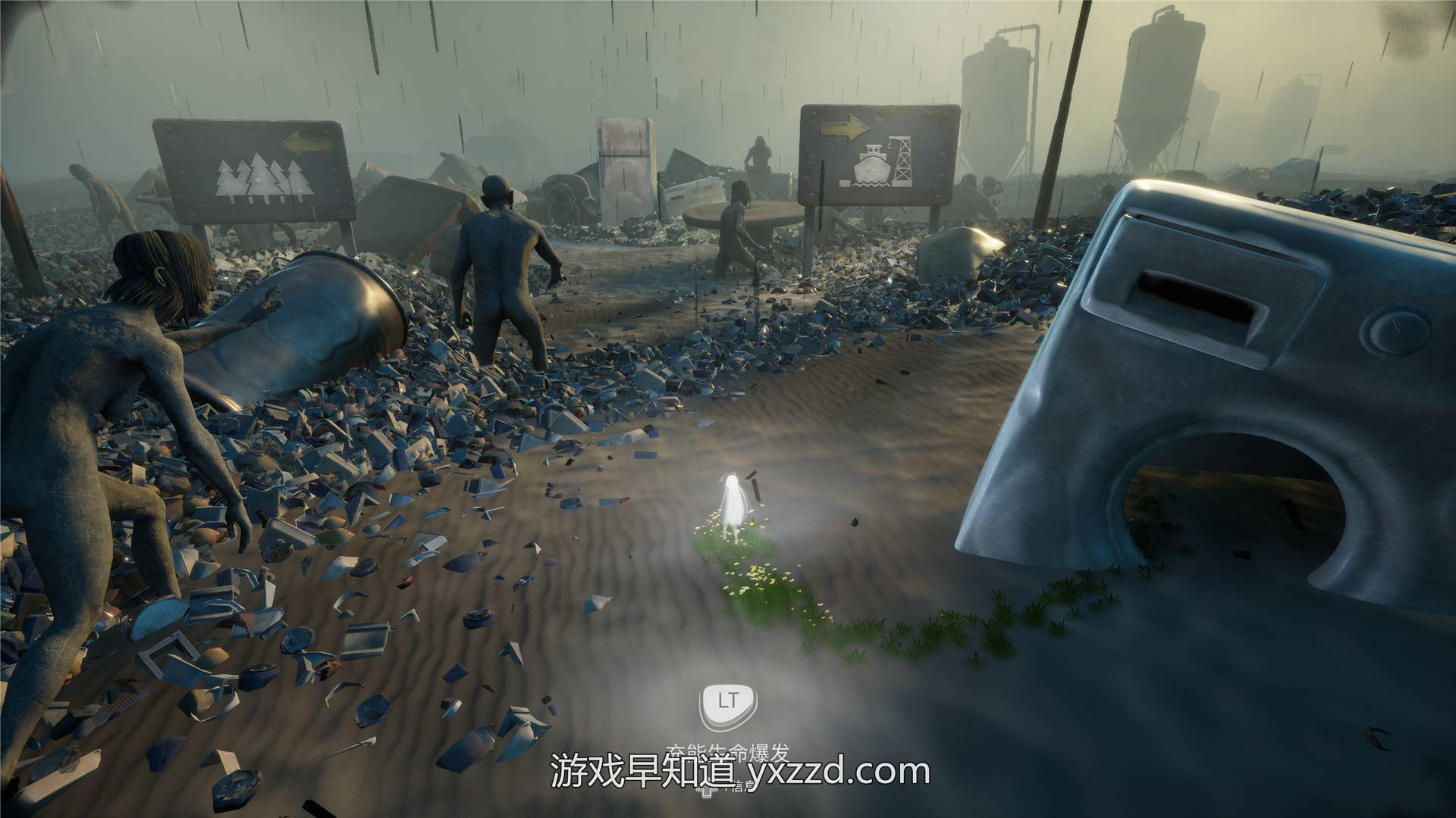 《After Us》早知道评分：86分 有特色有思想 3D平台解谜跳跃呈现的压抑孤独探索之旅 体验建议：S级 强烈推荐-游戏早知道